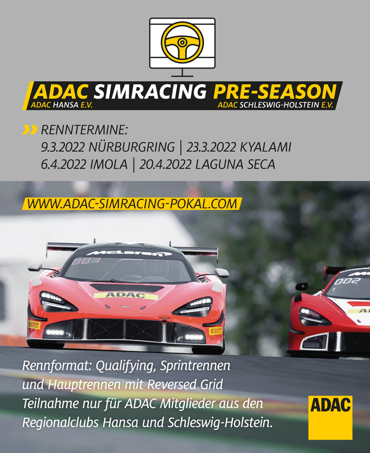 ADAC Sim Racing startet neu durch – MSC Trittau e.V. im ADAC